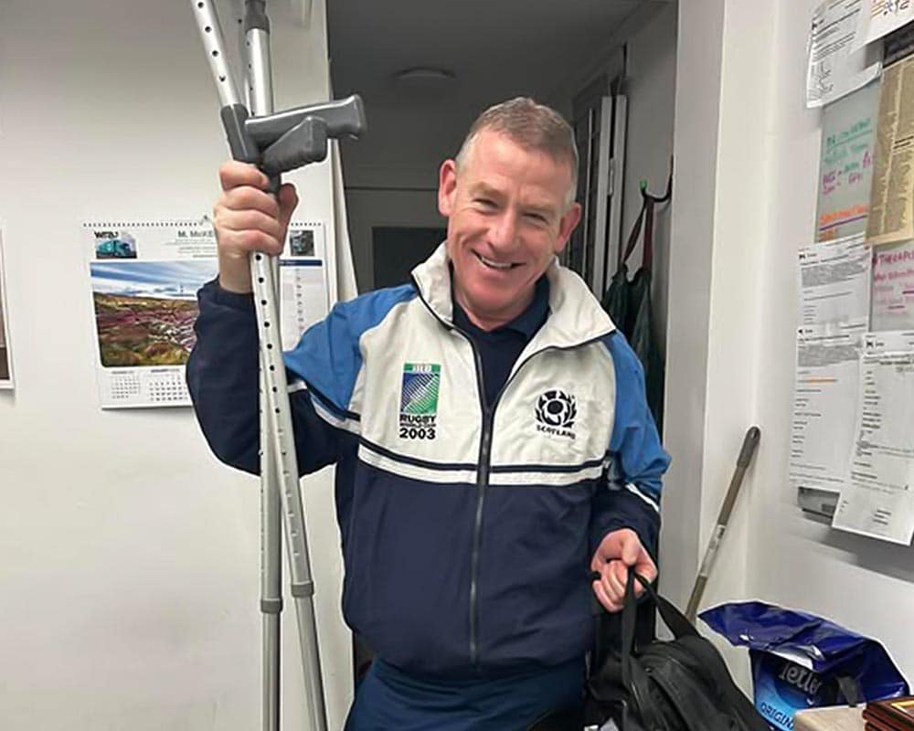 Stuart Answers the Call for Matchday Physio Duty - Stuart Barton ...